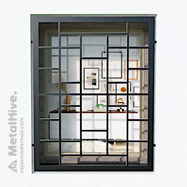 Reja moderna para ventana modelo Sanmar | MetalHive